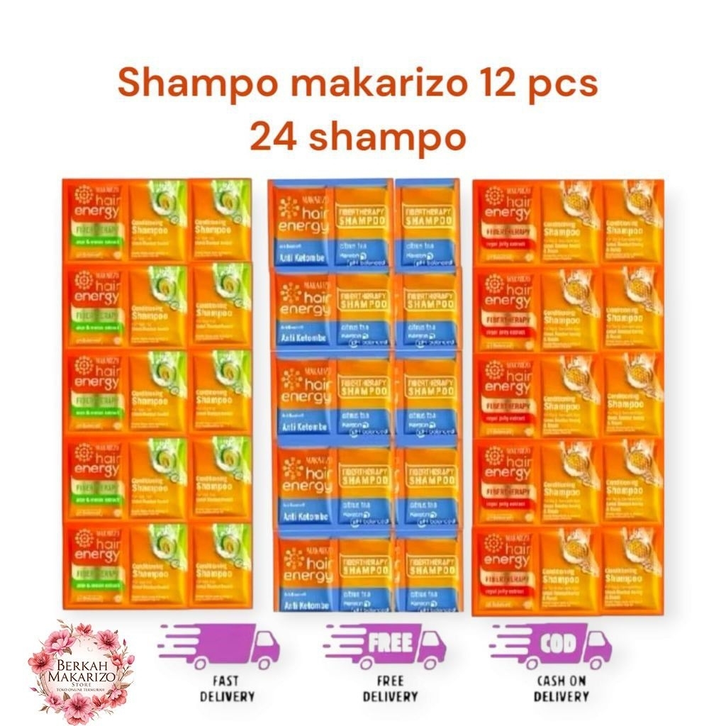 Jual Shampo Makarizo Sachet Renteng (24 Sachet) – Perawatan Rambut ...
