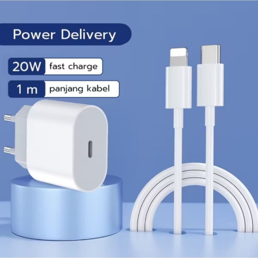 Jual Charger IP Iphone Original PD 20W Fast Charging Adaptor Cable USB ...