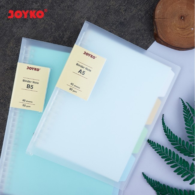 Jual Binder Note Transparant A5 B5 Joyko / Buku Binder Ring Plastik Isi ...