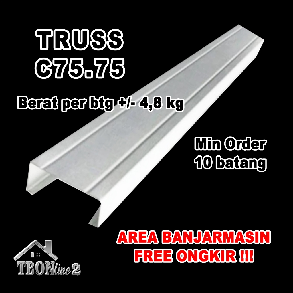 Jual Baja Ringan Truss C75.65 - Truss C75.75 - Reng 0,35mm - Reng 0,4mm ...