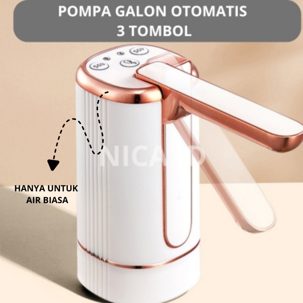 Jual Pompa Galon Otomatis 3 Tombol / Pompa Galon Otomatis Portable ...