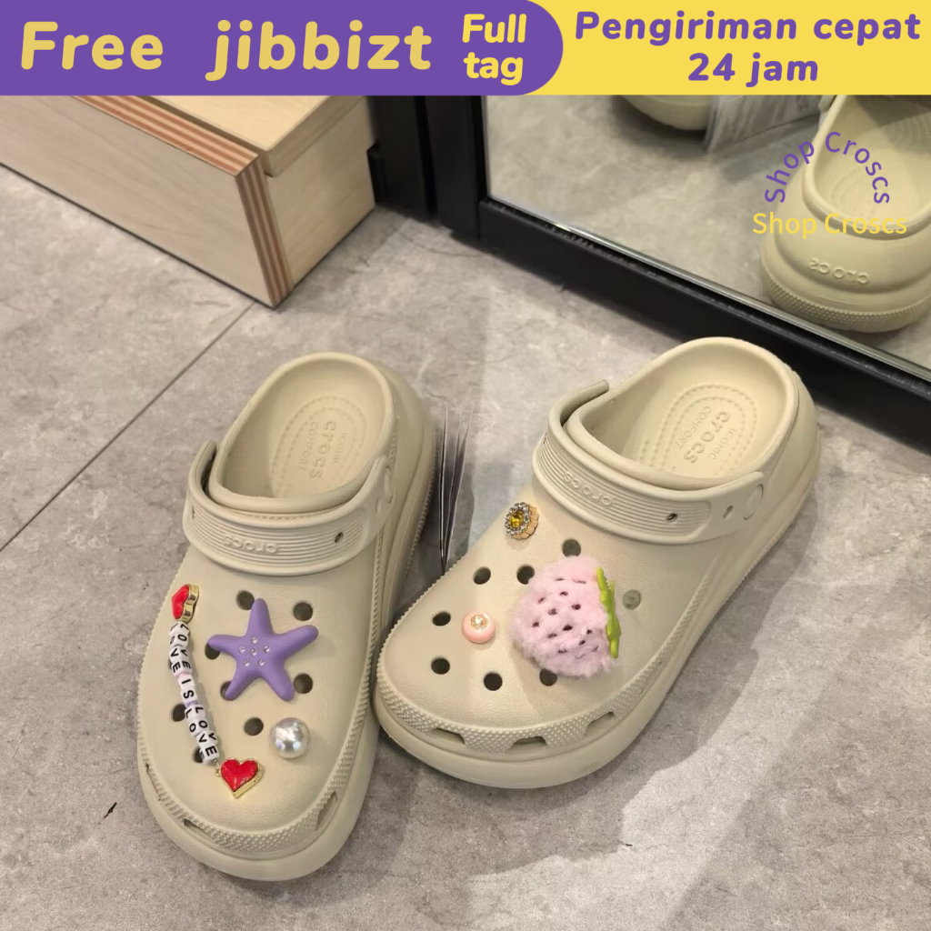 Jual Sandal Cross Classic Crush Clog Cross Wanita Sandal Wanita baru ...