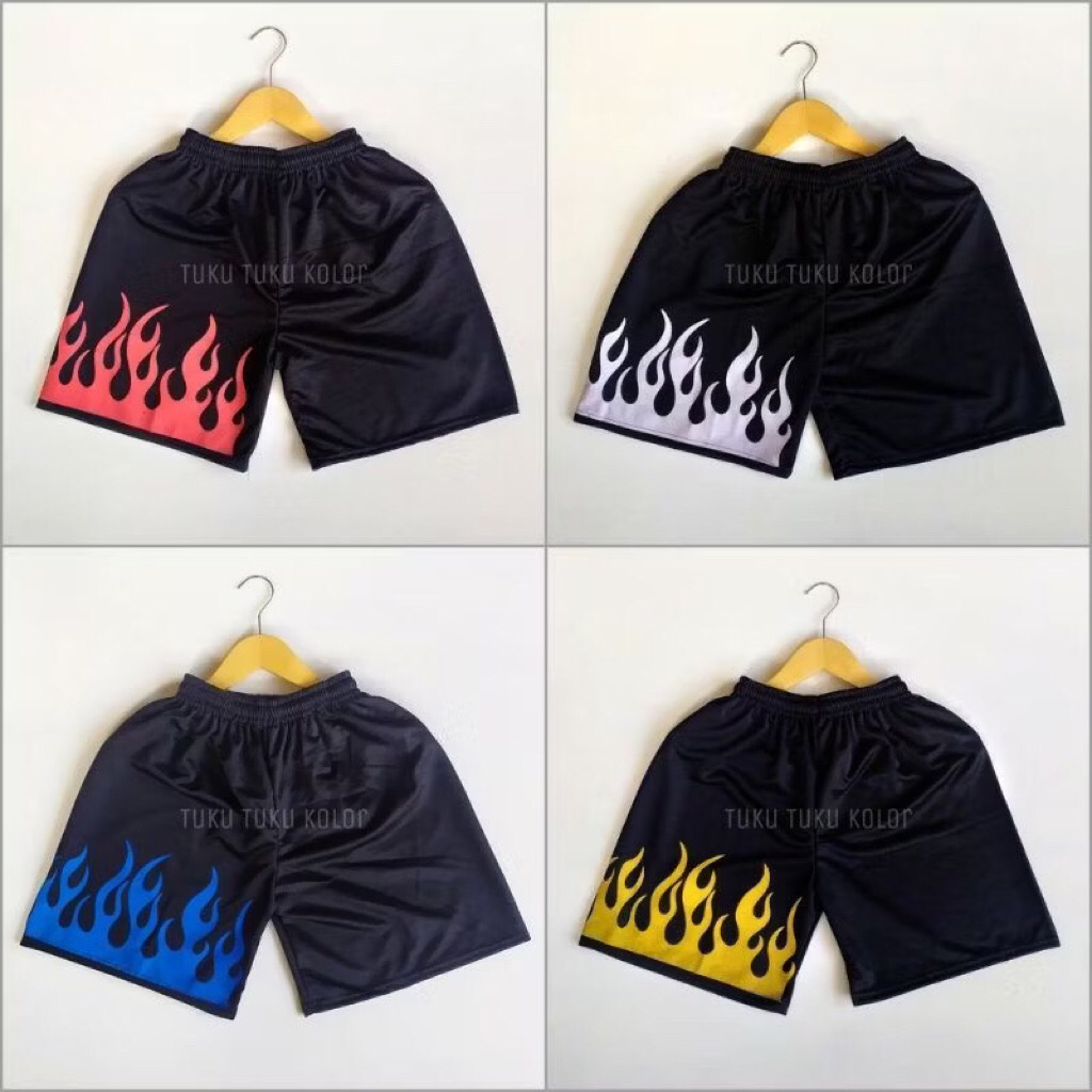 Jual Paket 40 dapat 5 Celana Boxer Motif Api Celana Kolor Api | Shopee ...