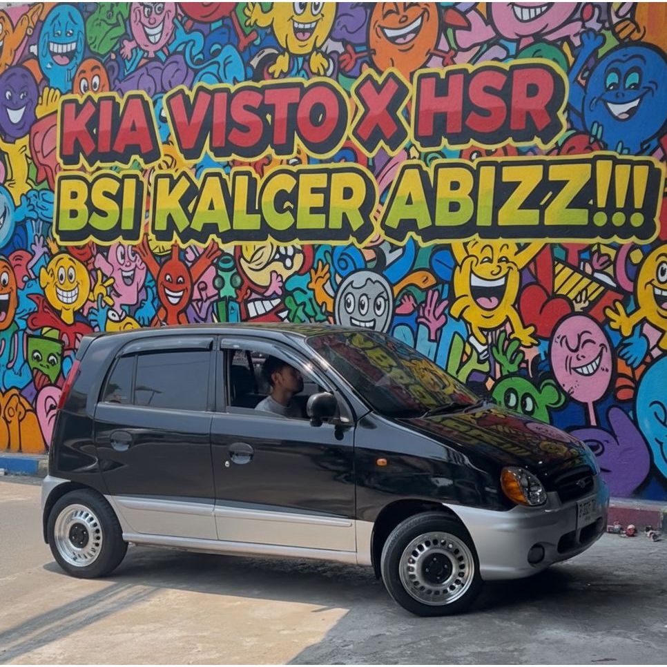 Jual VELG RACING KIA VISTO HSR BSI R14 RING 14 4X100 SILVER | HSR WHEEL ...