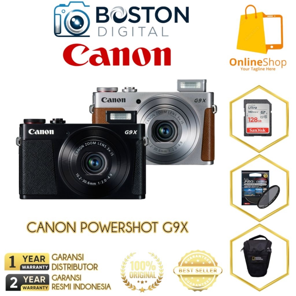 Jual CANON POWERSHOT G9X / CANON G9X | Shopee Indonesia