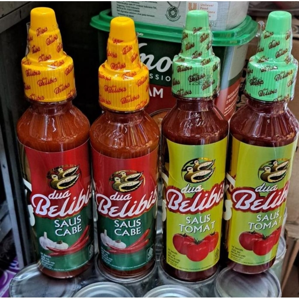 Jual Saos Cabe / Tomat Dua Belibis 235 ml DOT Premium Kemasan botol ...