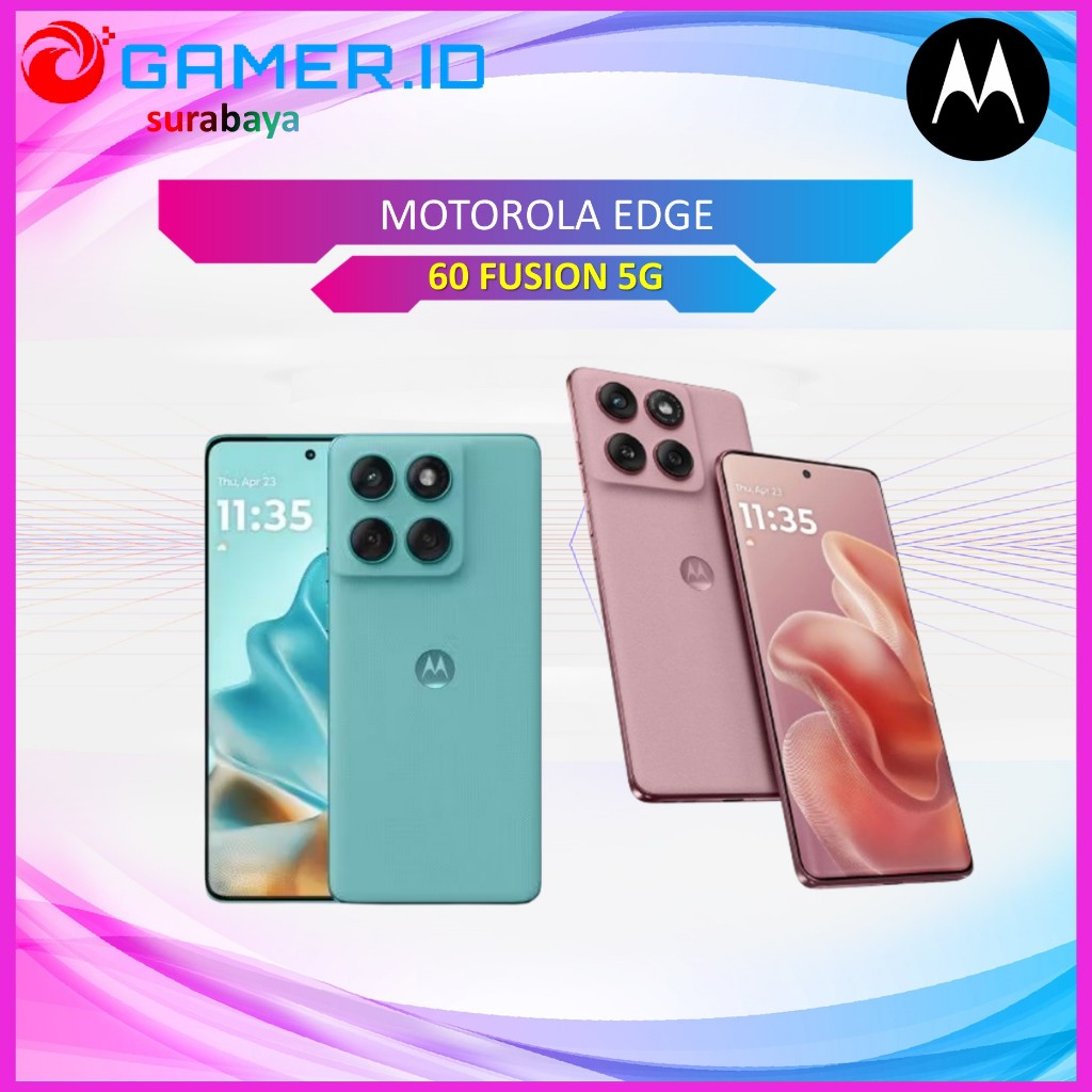 Jual MOTOROLA EDGE 60 FUSION 5G 12GB 256GB | BLUE - AMOZONITE ...