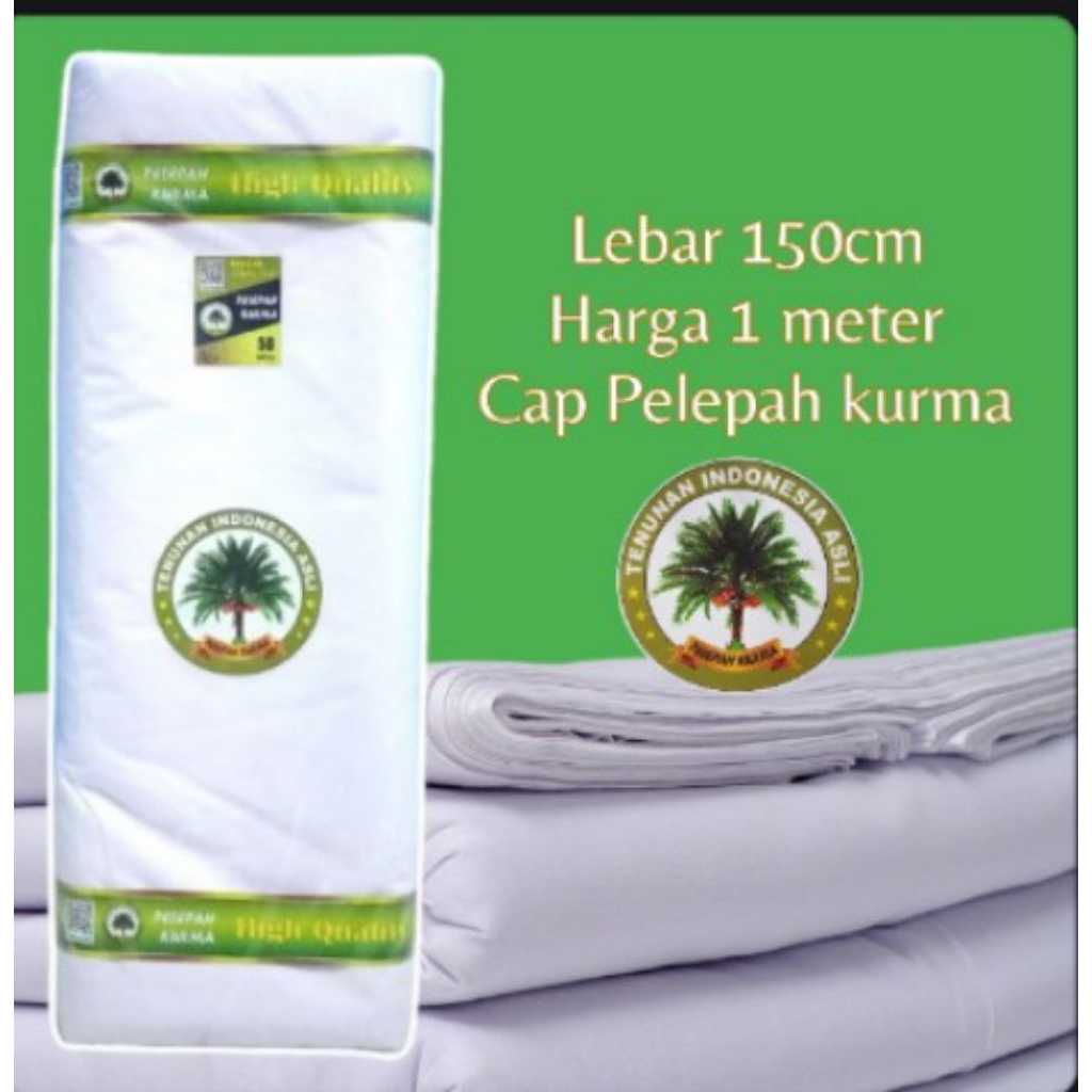 Jual Kain kafan meteran Bahan tipis - Kain kafan 1 meter Lebar 150cm ...