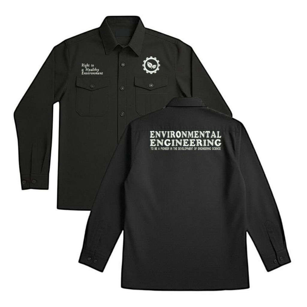 Jual KEMEJA WORKSHIRT LENGAN PANJANG ENVIRONMENTAL ENGINEERING BELAKANG ...