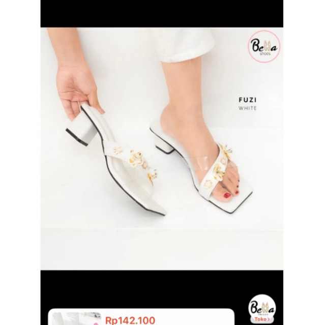 Jual HEELS PUTIH UKURAN 40 | Shopee Indonesia