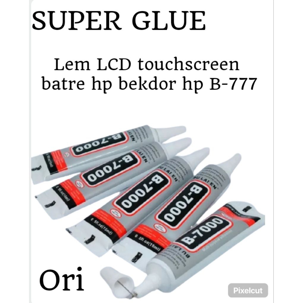 Jual BLACK SUPER GLUE LEM LCD TOUCHSCREEN BATRE HP BEKDOR HP B-777 ...