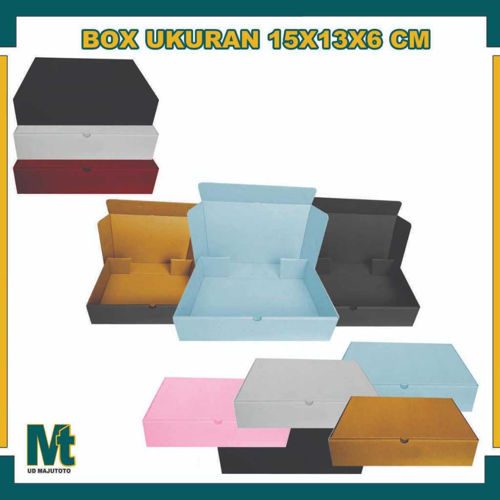 Jual Box 15x13x6 cm / Box Lipat Depan / Karton Polos / Box hampers ...