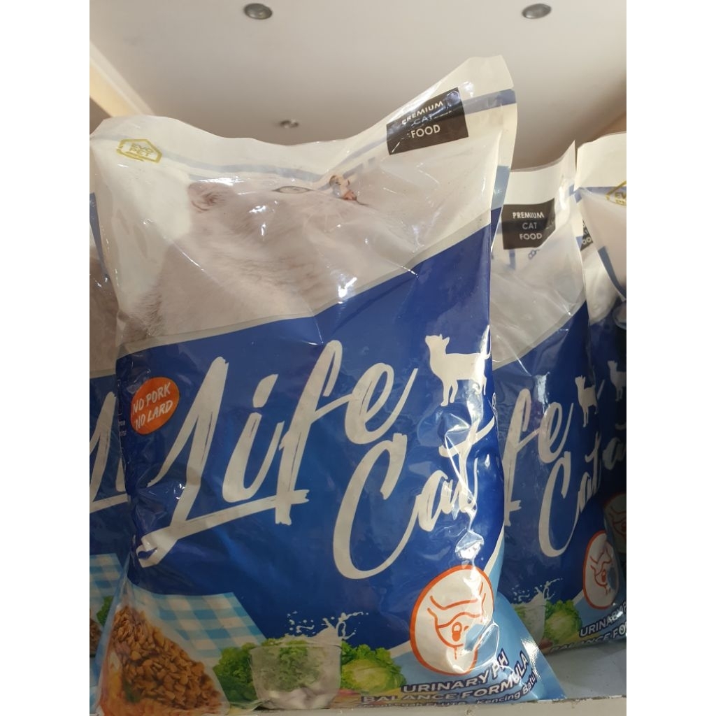 Jual Life Cat Dry food premium 1kg | Shopee Indonesia