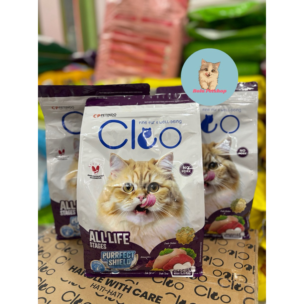 Jual Cleo dry food 1,2kg persian adult makanan kucing Cleo freshpack ...