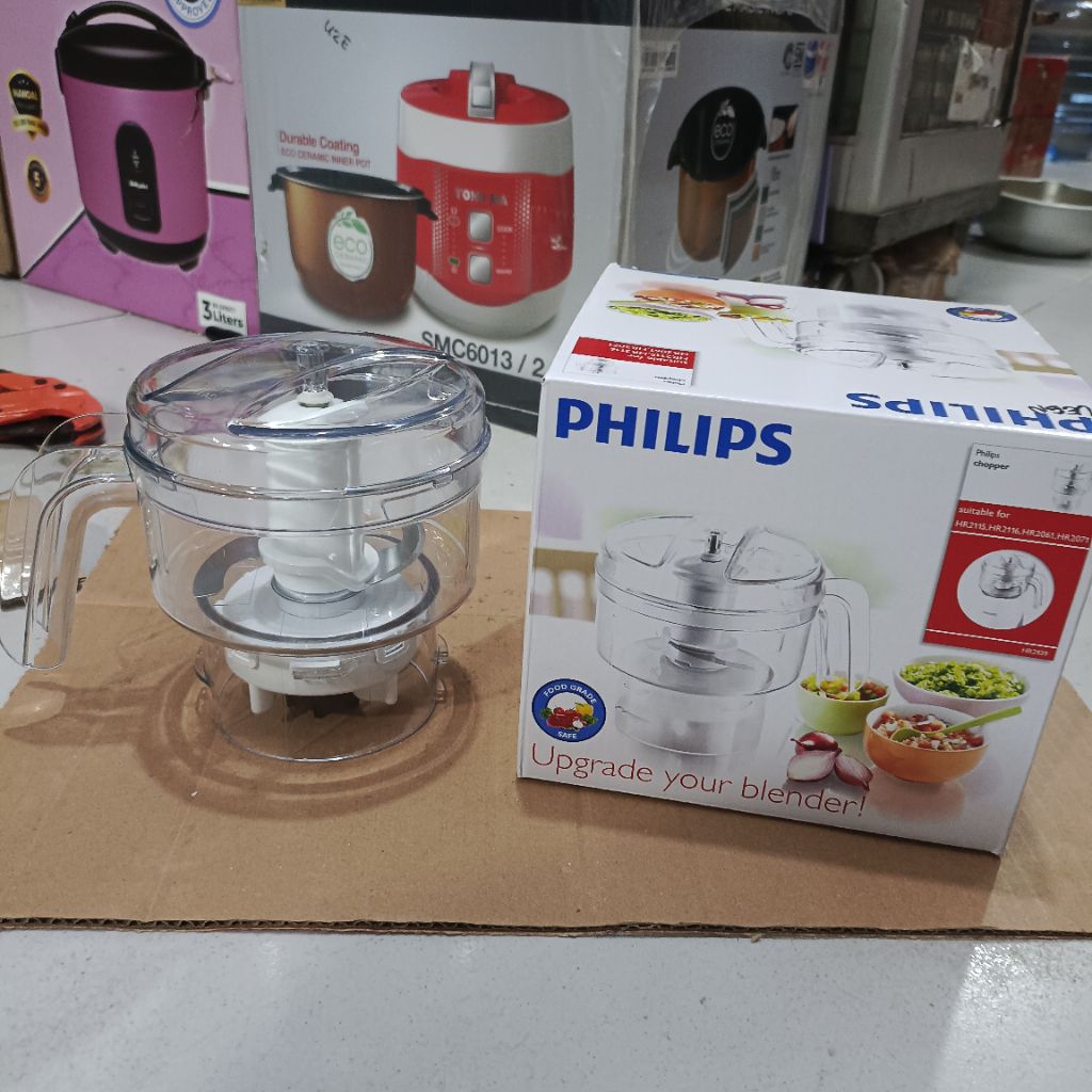 Jual Gelas Chopper Philips HR 2939 N Chopper HR2939 Accesoris Blender ...