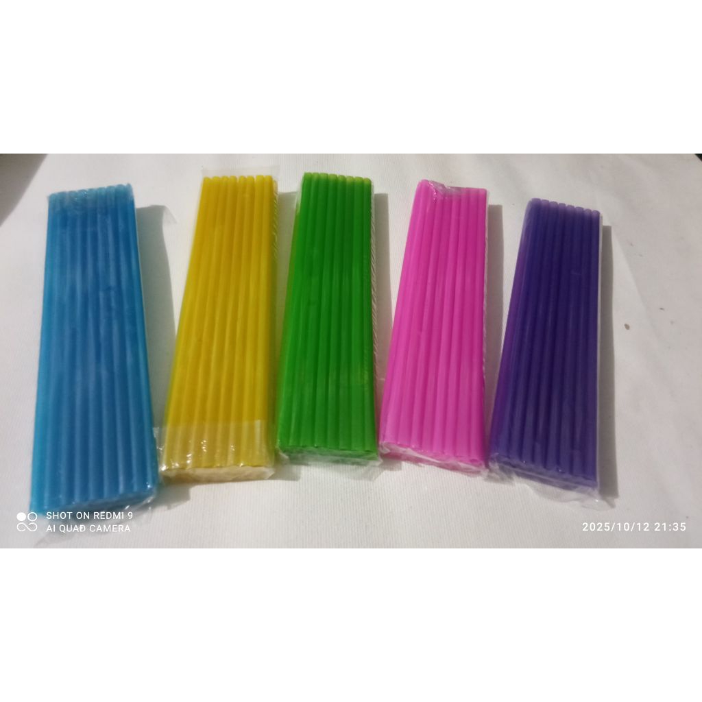 Jual SEDOTAN PLASTIK PIPET MINUMAN WARNA WARNI PRAKARYA | Shopee Indonesia