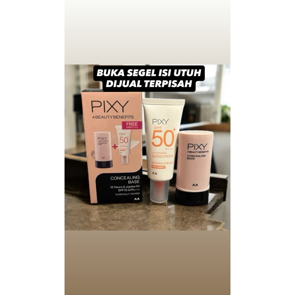 Jual PIXY SUN SCREEN SPF 50 PIXY CONCELING BASE | Shopee Indonesia