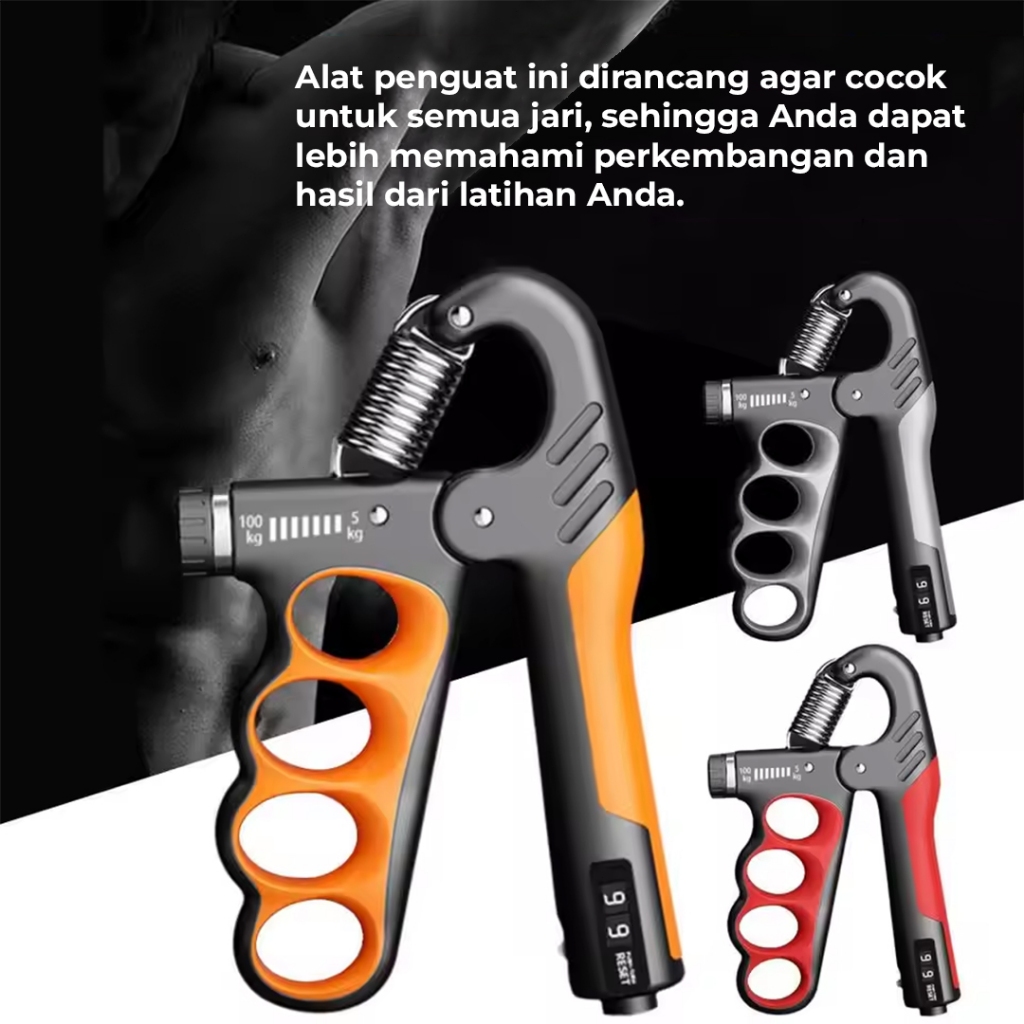 Jual Hand Grip Adjustable 5-100 Kg - Alat Olahraga Tangan - Latihan ...