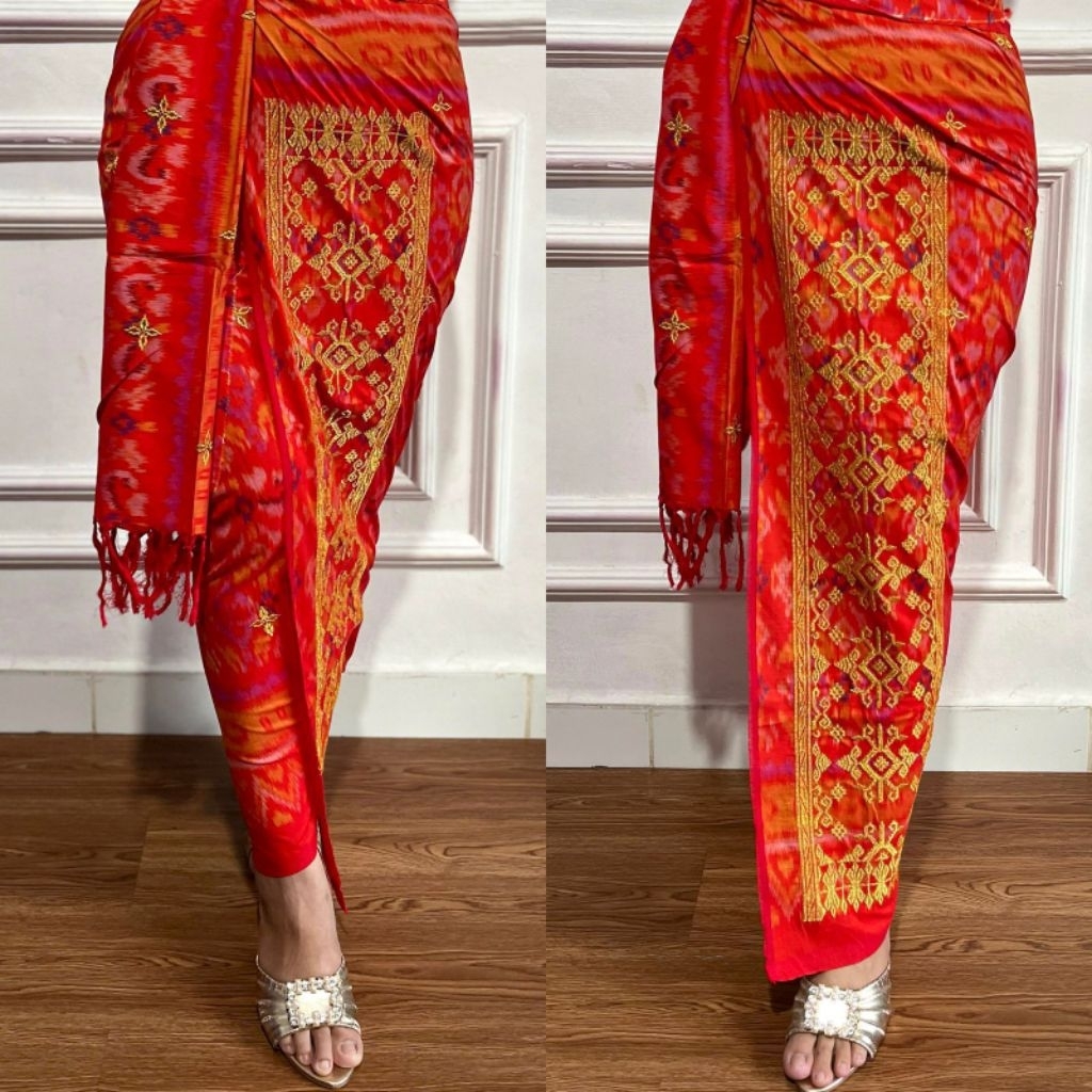 Jual KAMEN ENDEK TENUN TUMPAL SONGKET BORDIR BENANG CENDANA SET ...