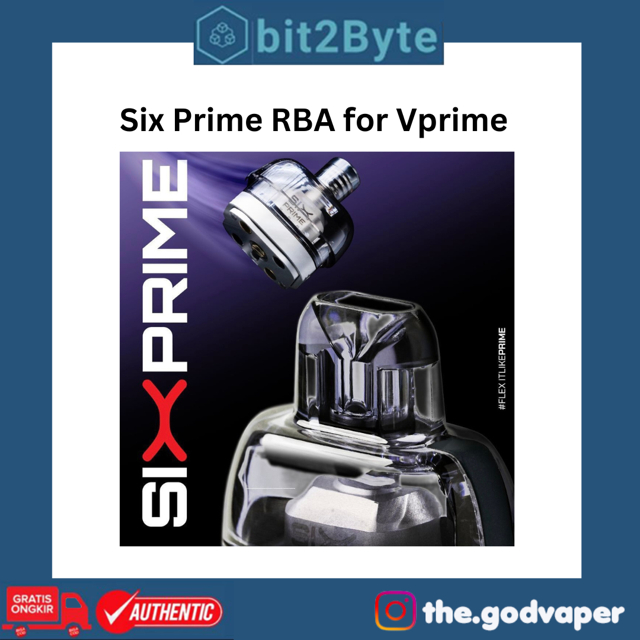 Jual ALEXA SIX PRIME RBA For OXVA Vprime RBA | Shopee Indonesia