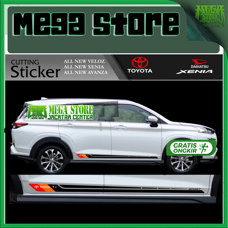 Jual MEGASTORE Sticker all new avanza 2022 2023 al new veloz 2022 2023 ...