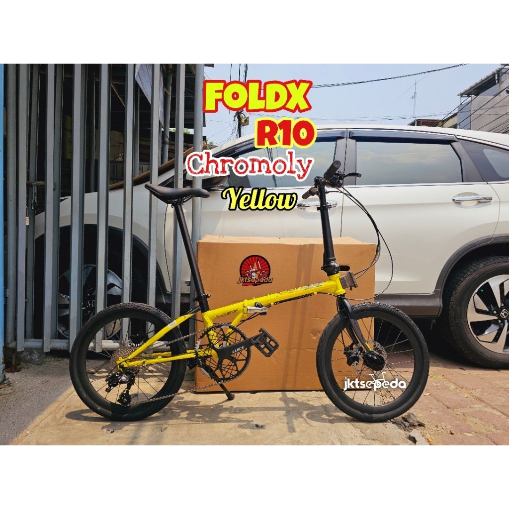Jual Sepeda Lipat FoldX R10 10Speed | Shopee Indonesia