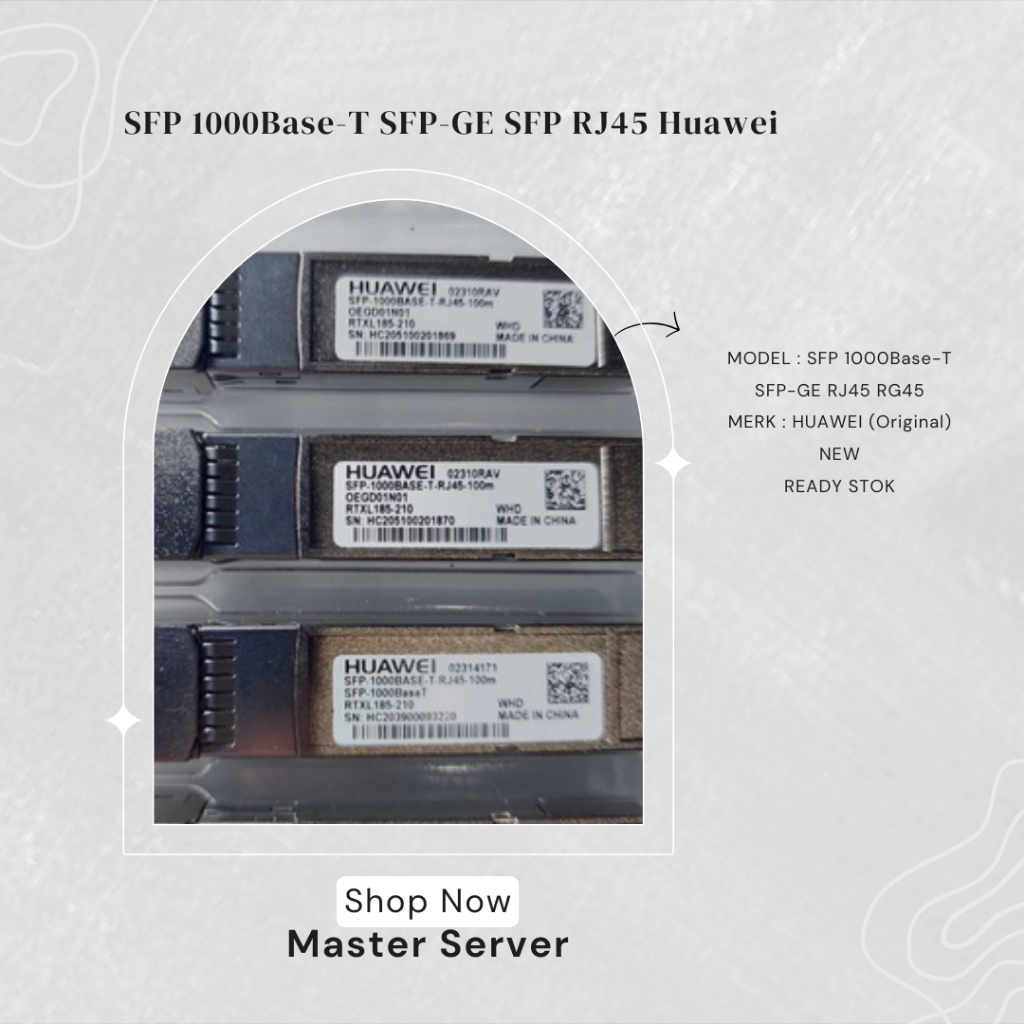 Jual SFP 1000Base-T SFP-GE SFP RJ45 Huawei | Shopee Indonesia