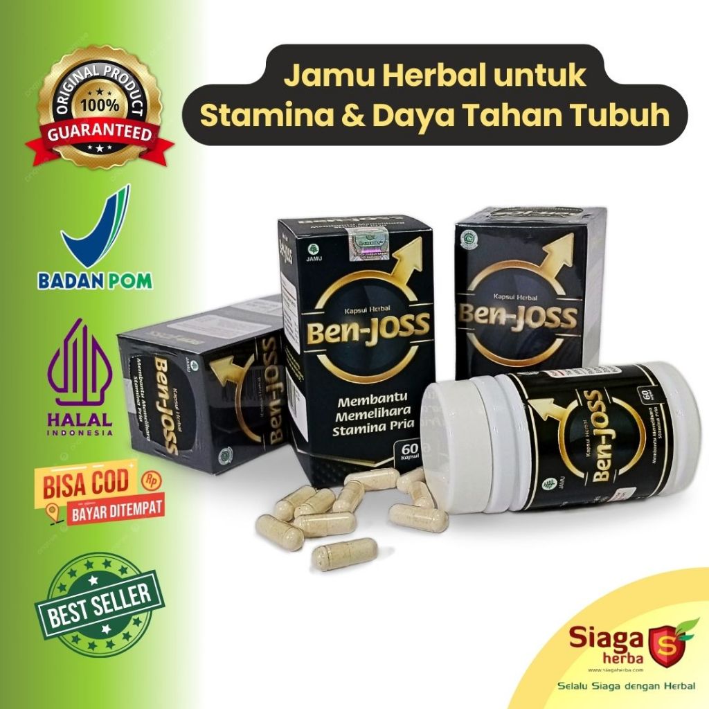 Jual Herbal Stamina BEN JOSS Al-Ghuroba Purwoceng Pasak Bumi ...