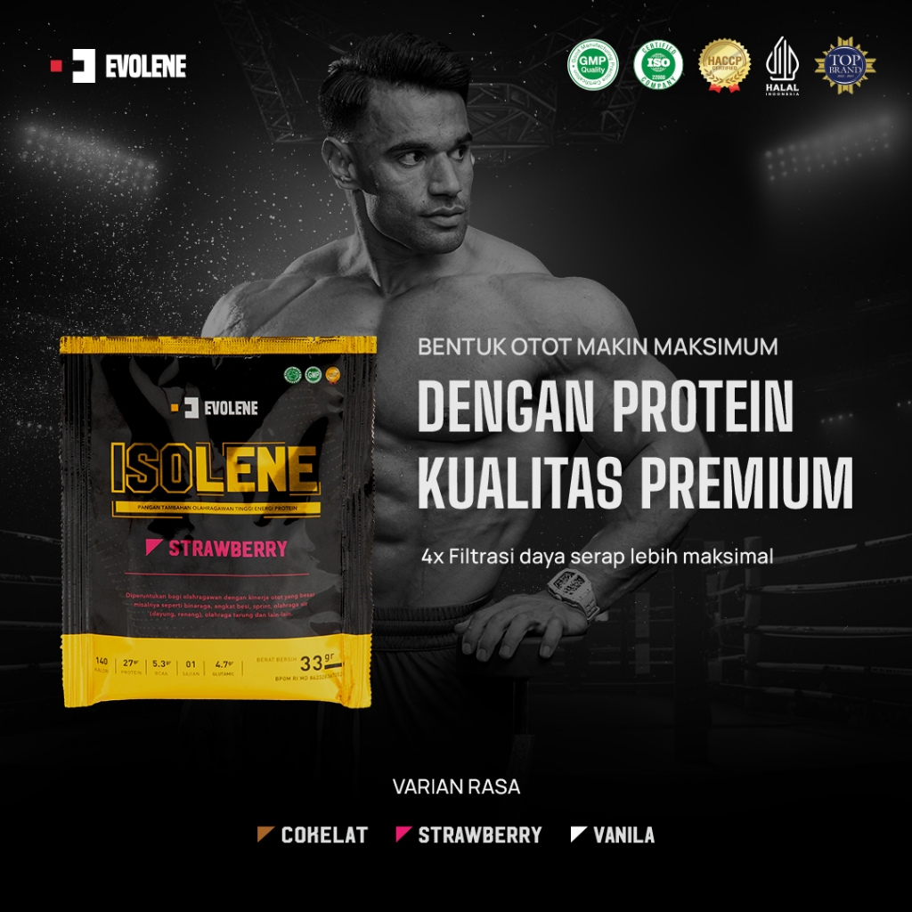 Jual Evolene Isolene Sachet - Suplemen Fitness - Suplemen Workout ...