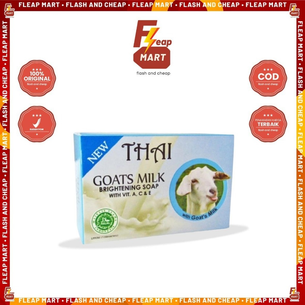 Jual THAI Goats Milk Brightening Bar Soap 130gr - Sabun Susu Kambing ...
