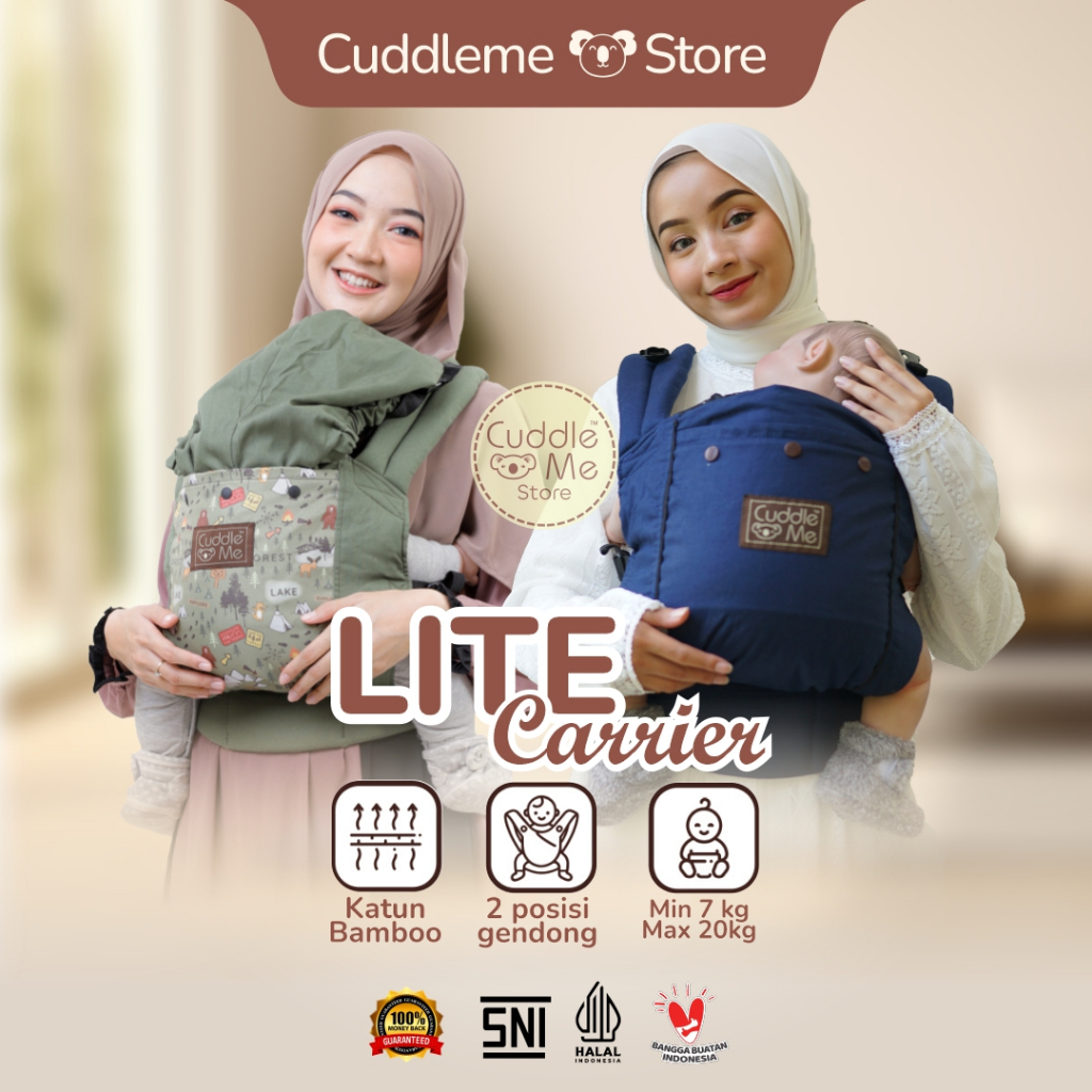 Jual Gendongan Bayi Depan SSC Cuddle Me Lite Carrier Support M Shape ...