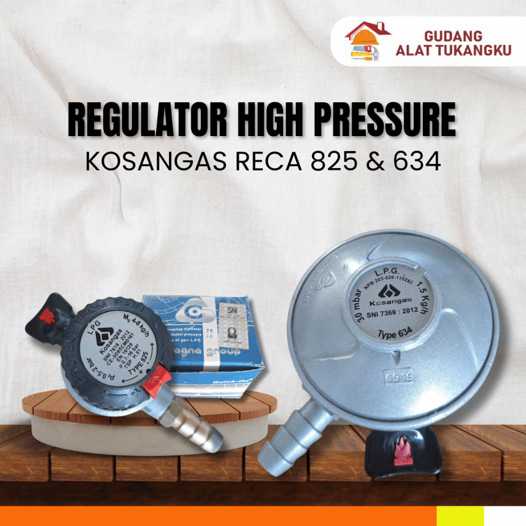 Jual Kosangas Regulator High Pressure Reca 825 & 634 | Shopee Indonesia