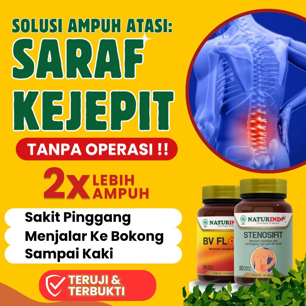 Jual Sciatica Obat Sakit Pinggang Sampai Kaki Sakit Bokong Saraf ...