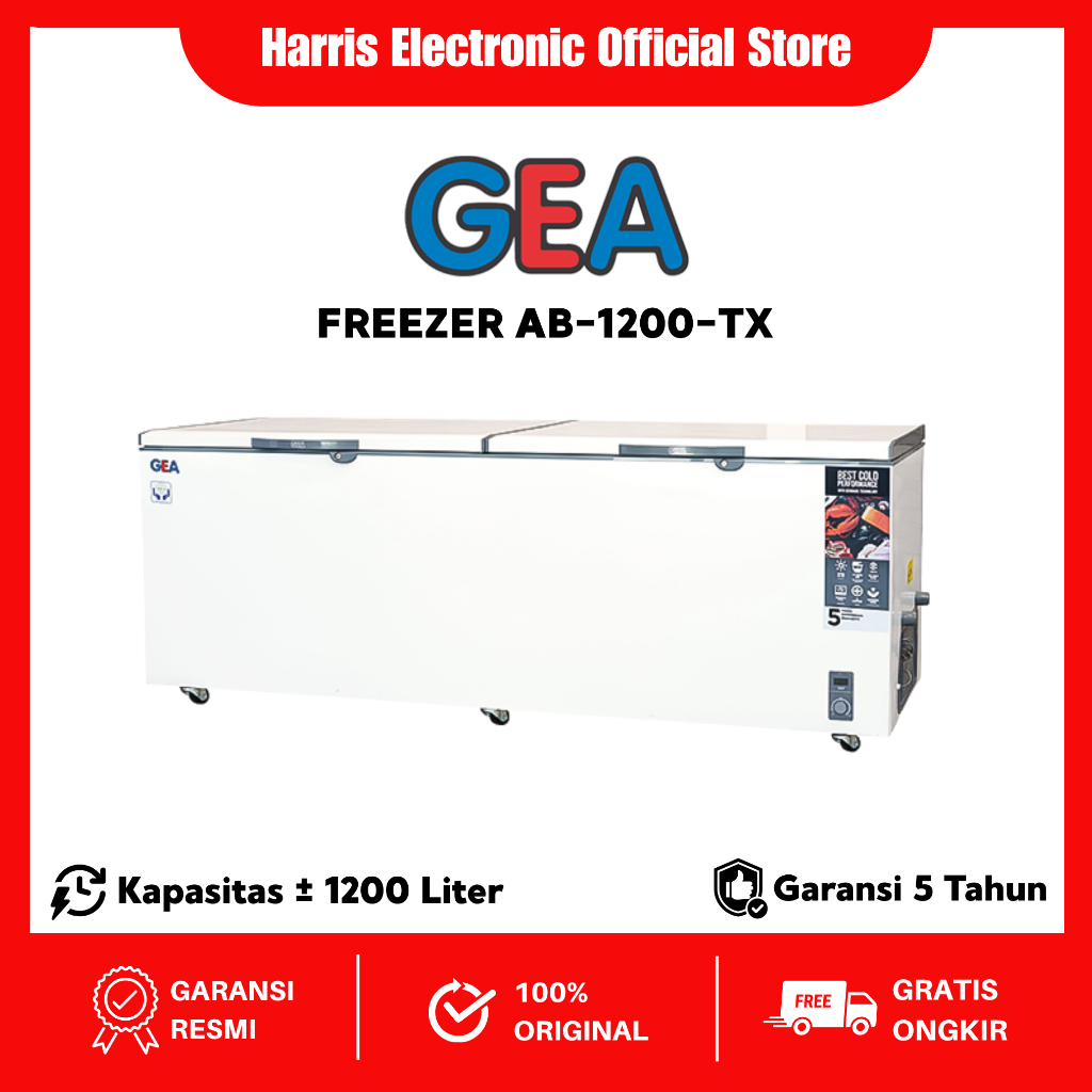 Jual GEA AB 1200 CHEST FREEZER BOX 1200 L LEMARI PEMBEKU 1200 LITER BY ...
