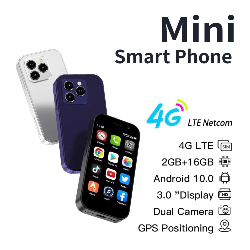 Jual [2025 NEW ] Mini HP Phone hp Mini android RAM 12GB/256GB jaringan ...