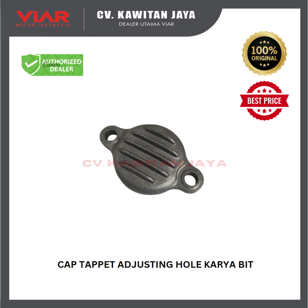 Jual CAP TAPPET ADJUSTING HOLE VIAR KARYA BIT | TUTUP PEMBUANGAN OLI ...