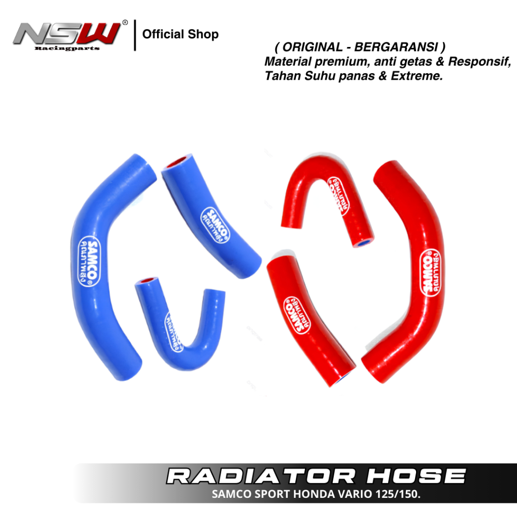 Jual Selang Samco Sport Selang radiator VARIO 150 CLICK 125 PCX150 ...