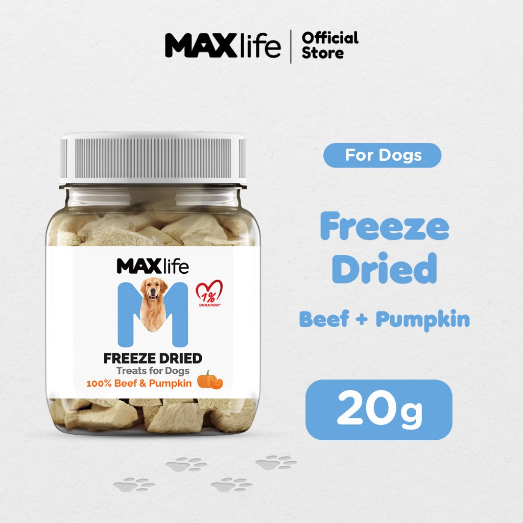 Jual Maxlife Freeze Dried Chicken & Beef | Shopee Indonesia
