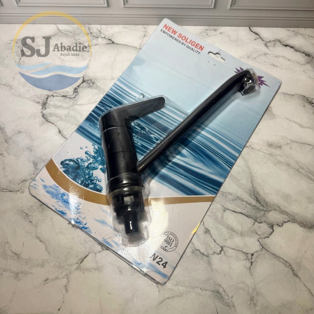 Jual (1 PC) SOLIGEN Kran Keran Air Wastafel Cuci Tangan Leher Panjang ...