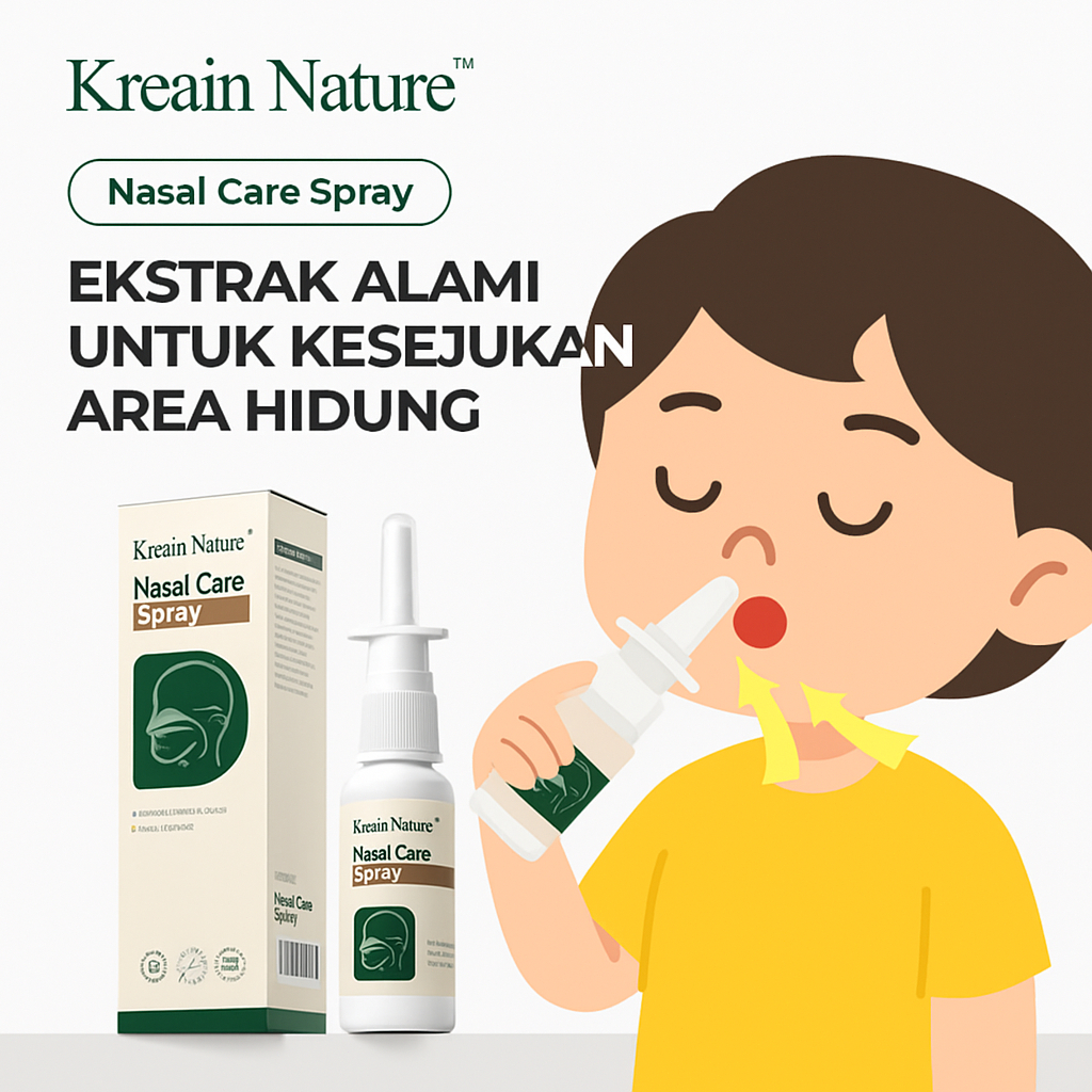 Jual Kreain Nature Semprotan Hidung Anak Air Laut – Reda Rhinitis ...