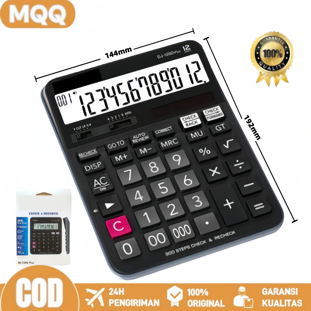 Jual Desktop Calculator/ Kalkulator Scientific DJ-120D PLUS/MJ-120D ...