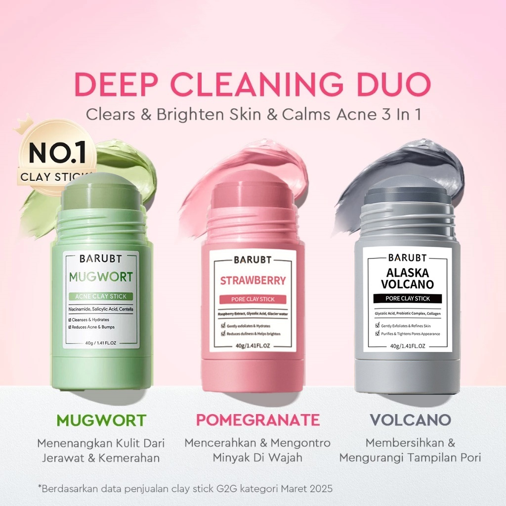 Jual Clay Stick&Face Mask Complete Series-Pomegranate Brightening ...