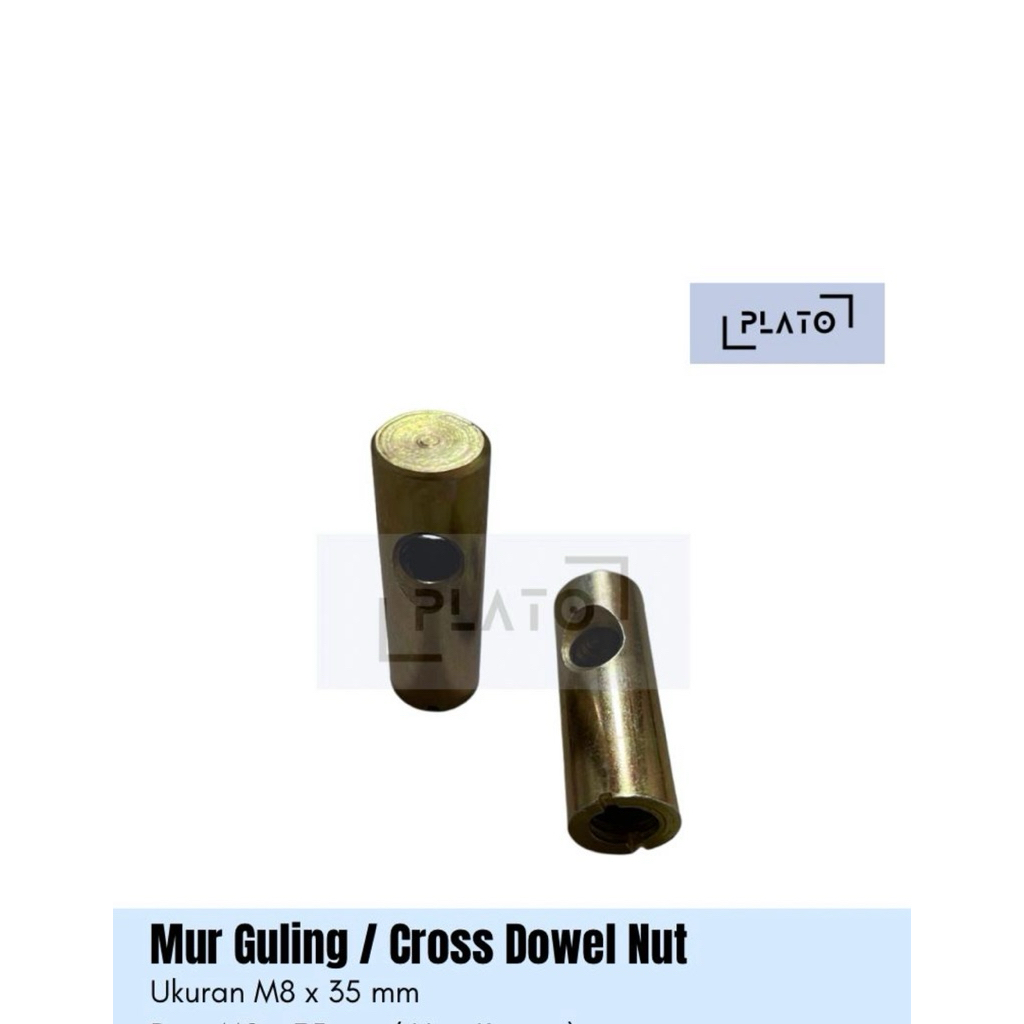 Jual Mur Guling / Cross Dowel Nut / Barrel Nut / Mur Palu / Mur Palang ...