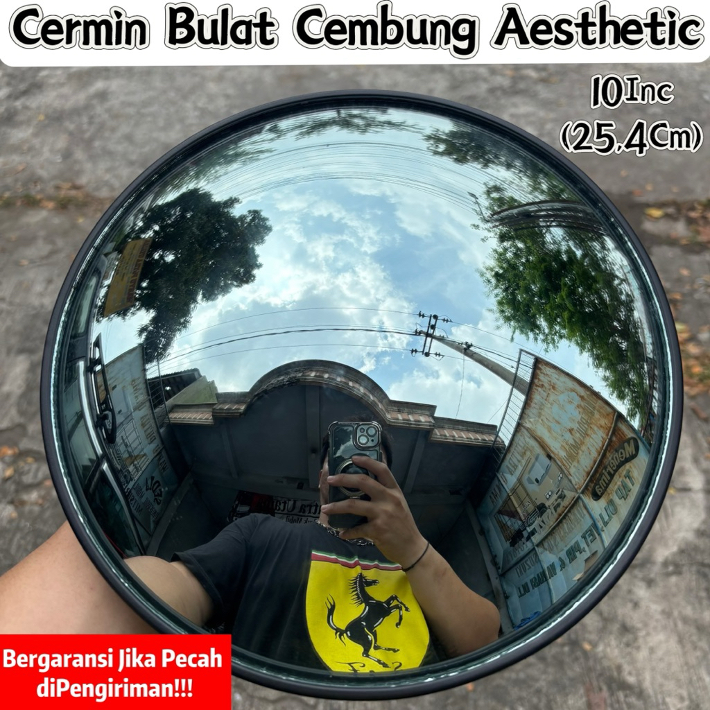 Jual Kaca Spion 10 INCI Cermin [ORIGINAL] EMGI Convex Mirror Gantung ...