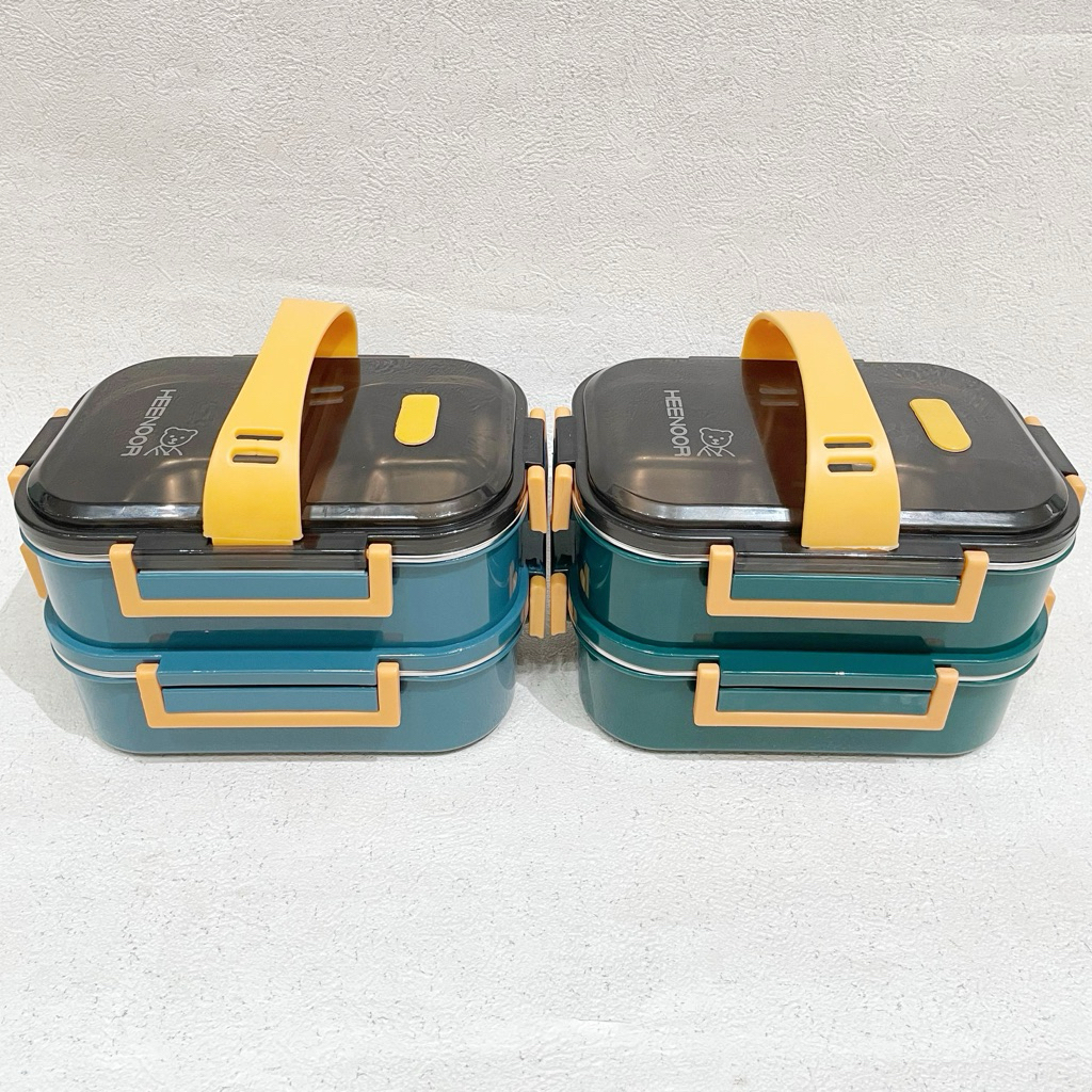 Jual Lunch box stainless rantang 2 susun HN 717 | Shopee Indonesia