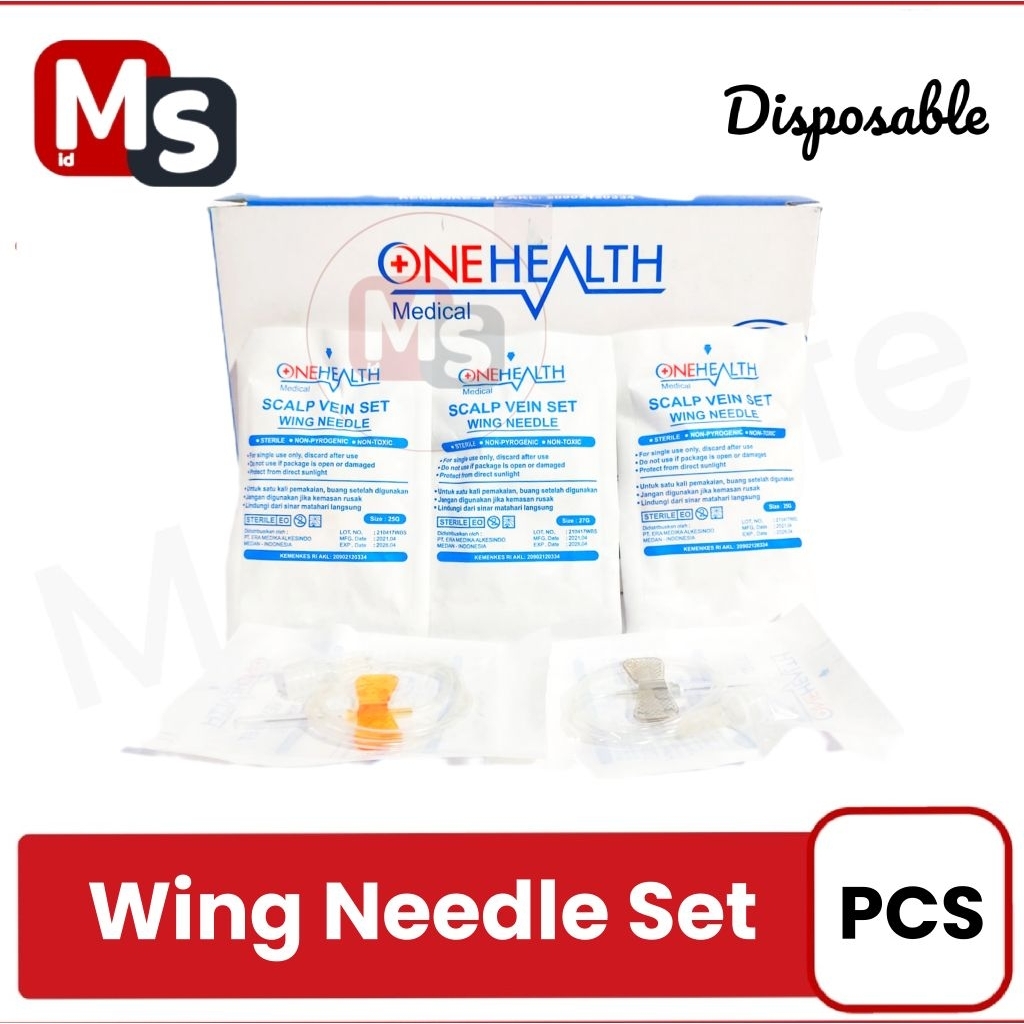 Jual Onehealth Wing Needle Scalp Vein Satuan M3 | Shopee Indonesia