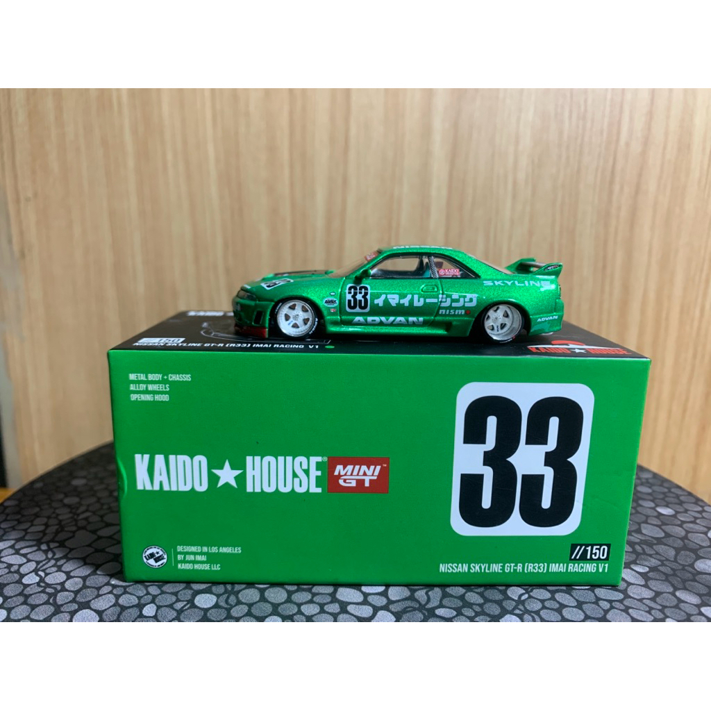 Jual Mini GT X KAIDO HOUSE R33 IMAI RACING V1 Unsealed | Shopee Indonesia