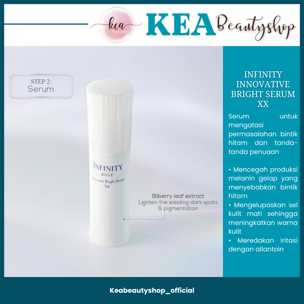 Jual NEW KOSE INFINITY INNOVATIVE BRIGHT SERUM XX 40ML [NEW FORMULA ...