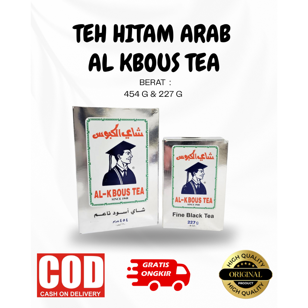 Jual TEH HITAM ARAB/ALKBOUS TEA/TEH ARAB/TEH BUBUK HITAM/ TEH KABUS ...