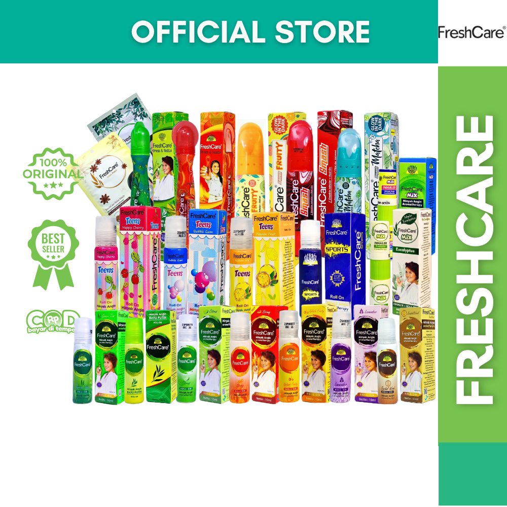 Jual DENUSA - Freshcare Aromatherapy Roll On Minyak Angin Teens Inhaler ...